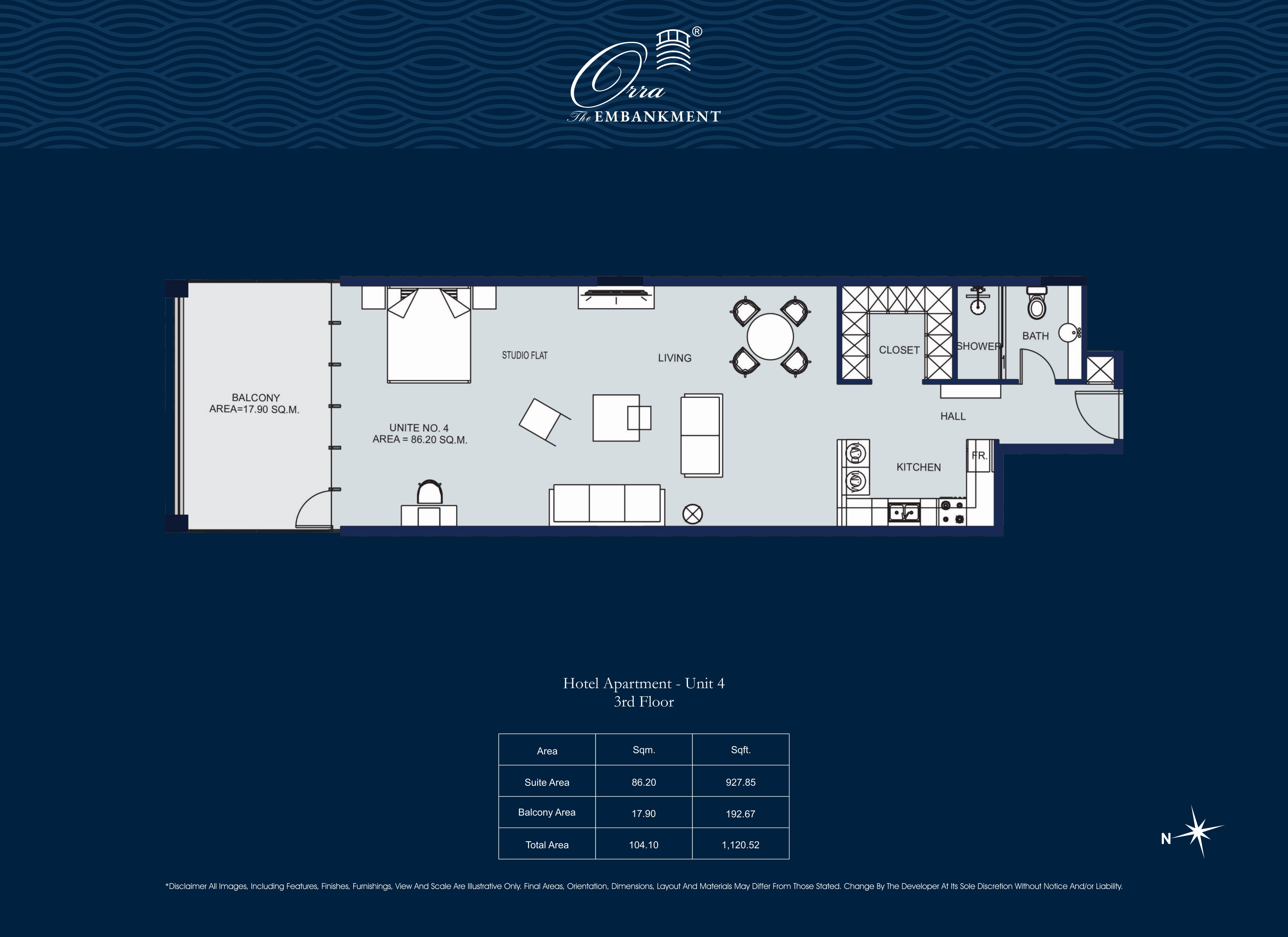 Floor Plan Orra The Embankment